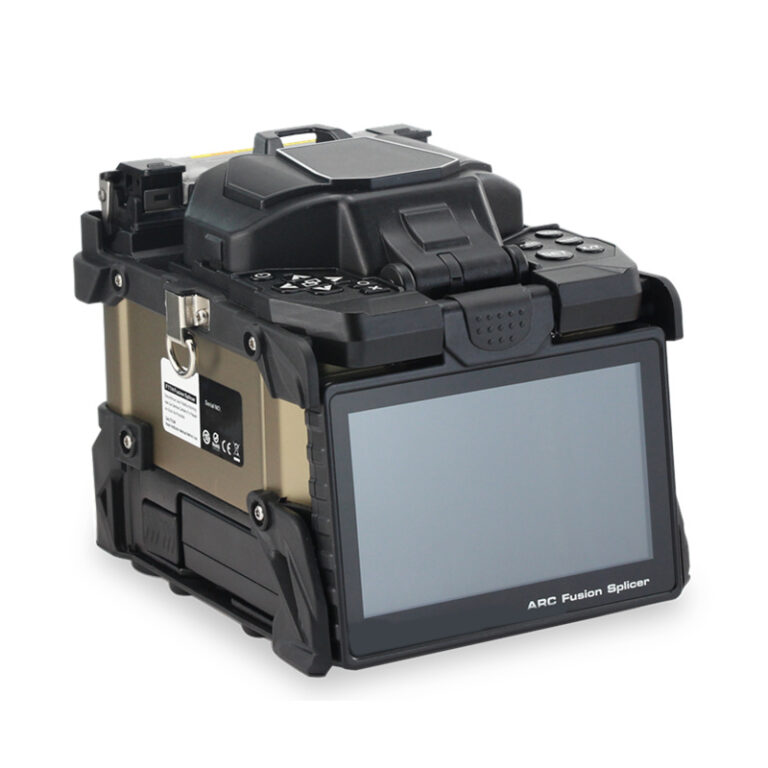 High Precise 6 Motors Backbone Fusion Splicer FST-V9 Ftth Optical Fiber ...